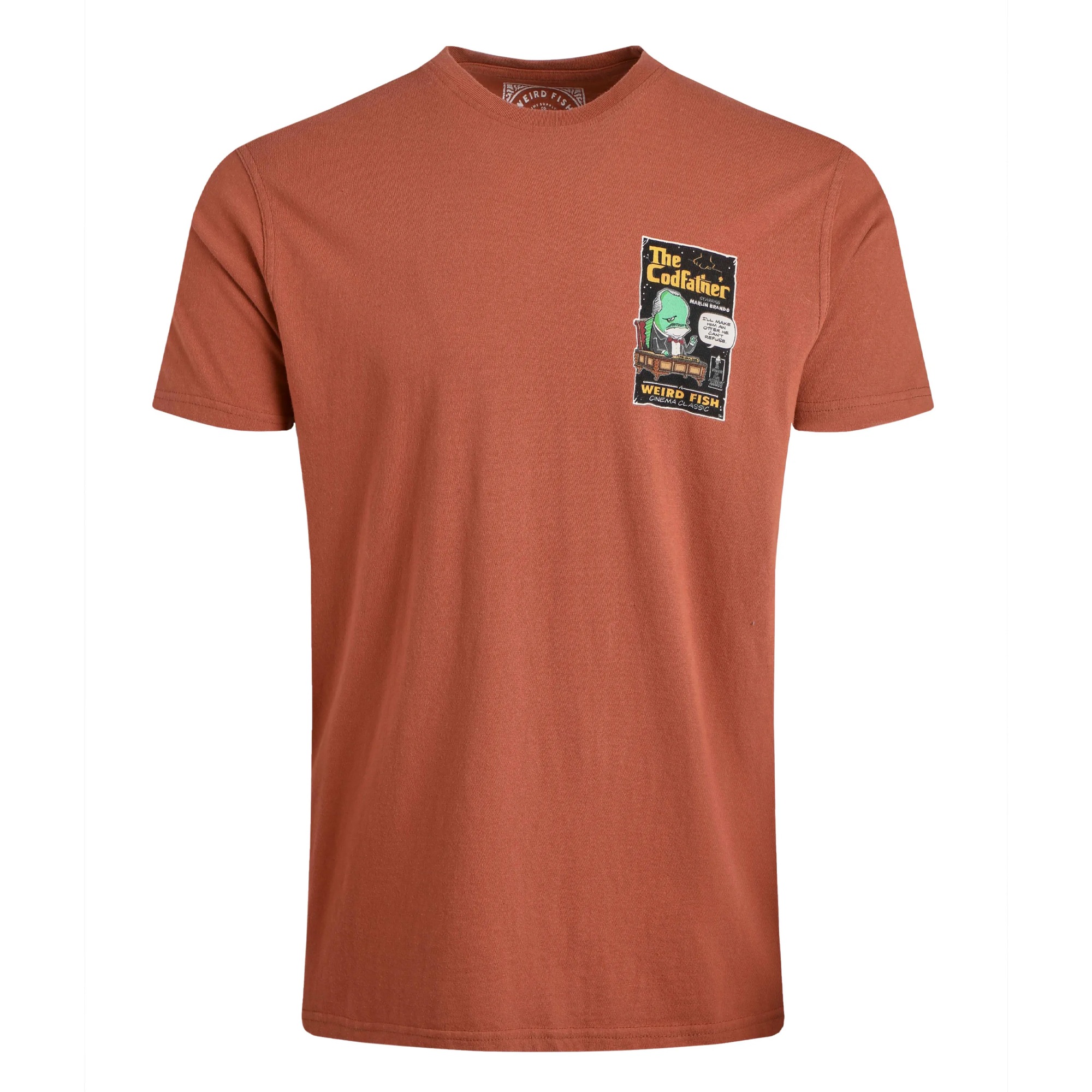 Buy Weird Fish Mens Codfather Back Print T-Shirt - MyDeal Australia