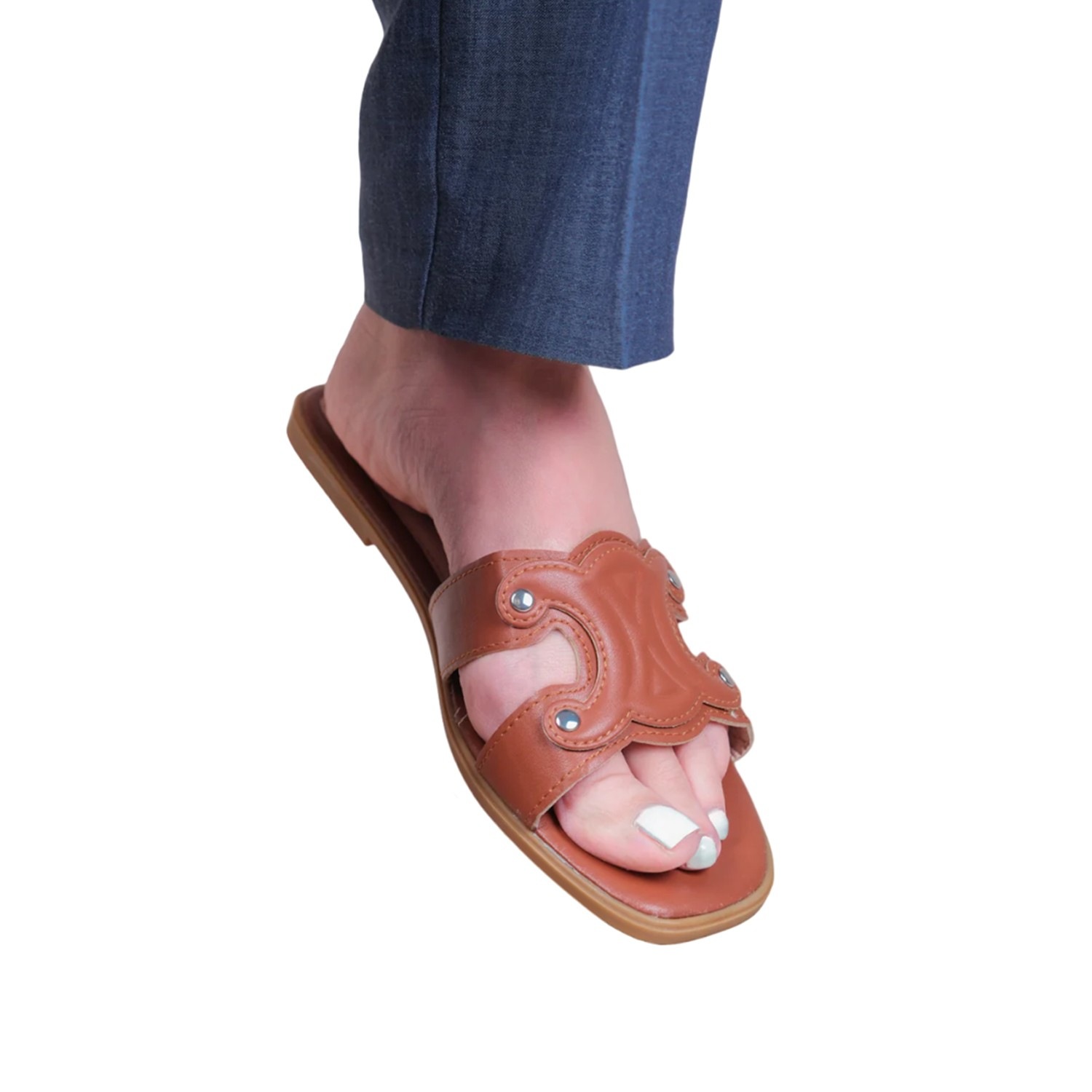 Buy Where's That From Womens/Ladies Norah Cut Out PU Sliders - MyDeal ...