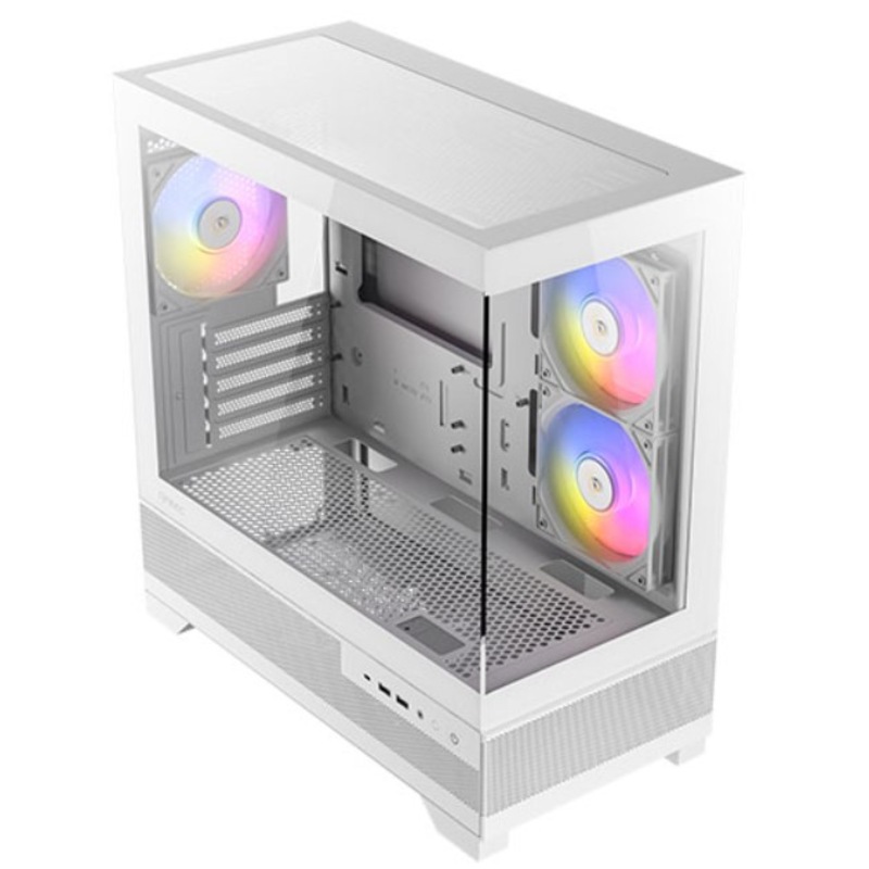 Buy Antec CX500M RGB White Seamless mATX, ITX, USB-C, Up to 6 Fans. 3 x ...