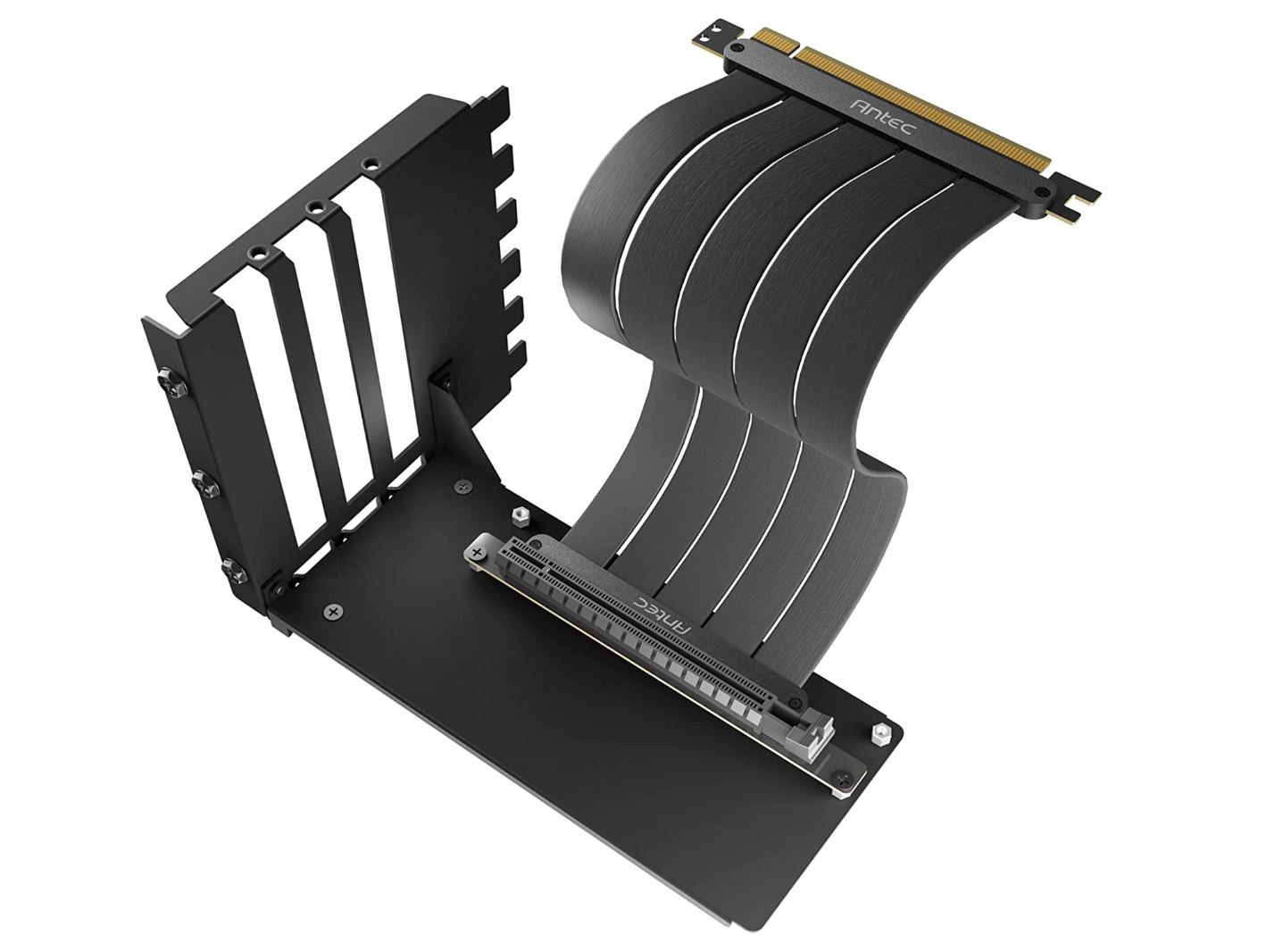 Buy Antec Vertical PCI Bracket and PCI-E 4.0 Cable Kit (200mm) Black ...