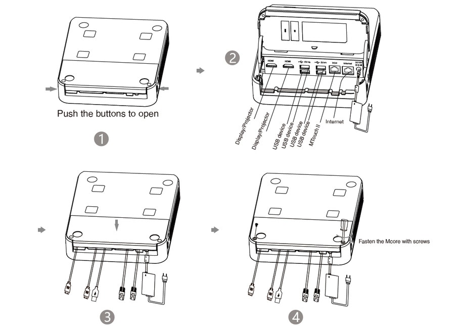 Buy Yealink Mcore-ZR, USB3.0 Type-A port, MTouch Port, Zoom Rooms, HDMI ...