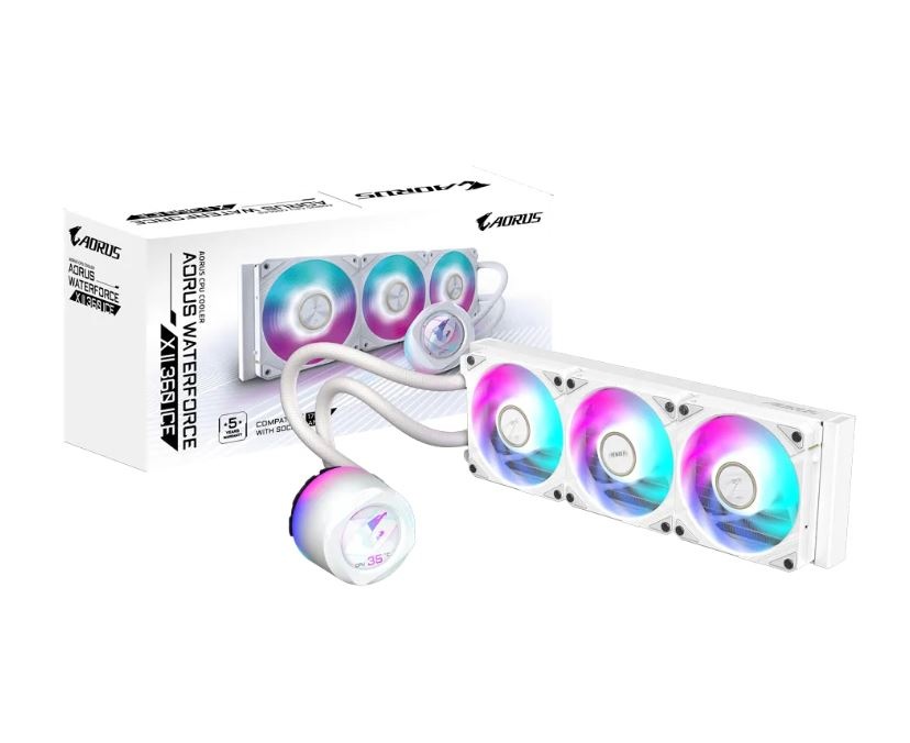 Buy Gigabyte AORUS WATERFORCE X II 360 ICE LCD display AIO liquid ...
