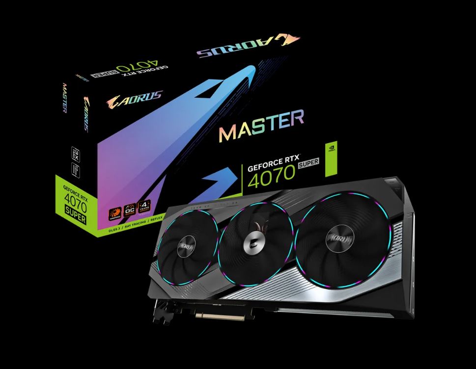 Buy Gigabyte nVidia GeForce RTX 4070 Super Aorus Master 12GD GDDR6X ...
