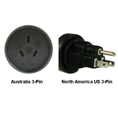 Buy InLine Australia to North America US 3-pin Power Adapter Plug ...