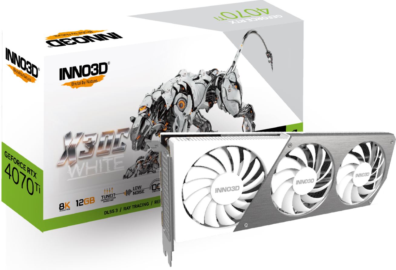 Buy INNO3D nVidia GeForce RTX 4070 Ti OC X3 12GB GDDR6X, 2640MHz Boost ...