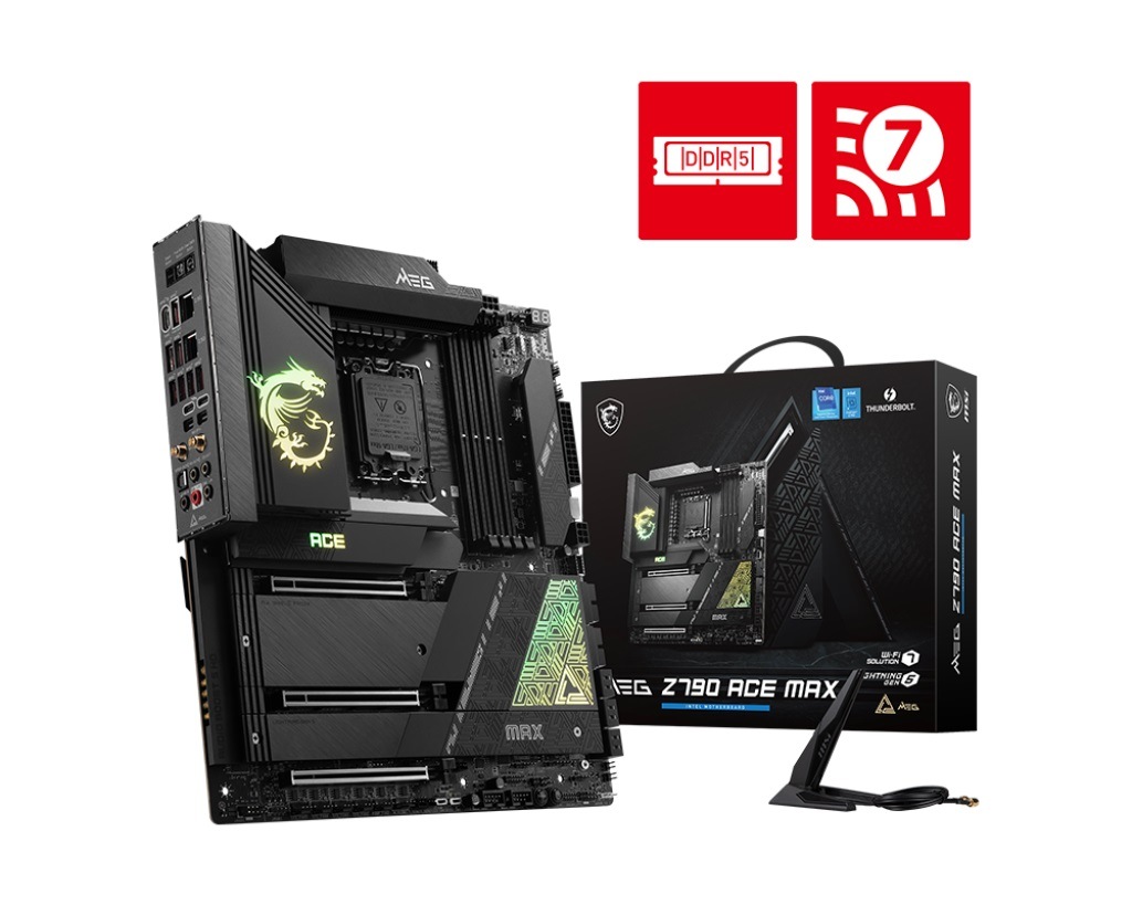 Buy MSI MPG Z790 ACE MAX DDR5 Intel LGA 1700 E-ATX Motherboard, 4x DDR5 ...
