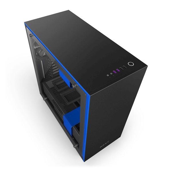 Buy NZXT Black & Blue H700 Mid Tower Chassis - MyDeal Australia