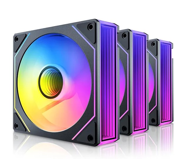 Buy OKINOS Infinity ARGB PWM Fans 3 Pack with ARGB PWM Controller hub ...