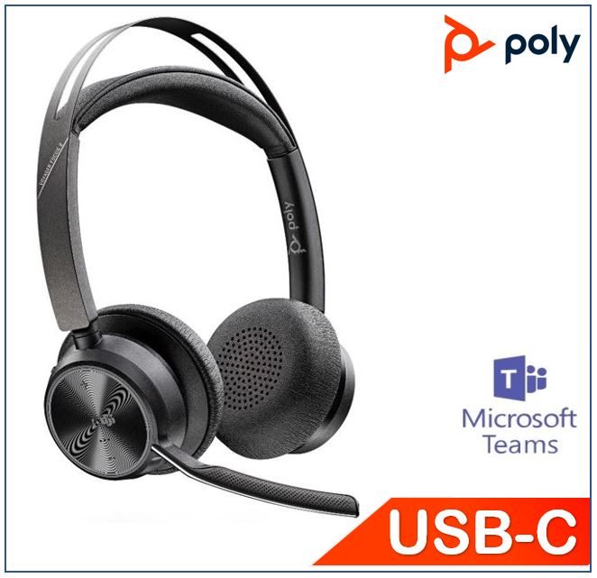 Buy Plantronics/Poly Voyager Focus 2 UC Headset , Teams, USB-C, No ...