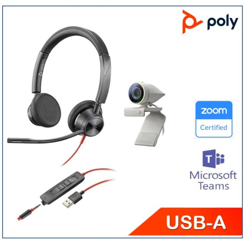 Buy Poly Studio P5 and Blackwire 3325 work from home bundle ...