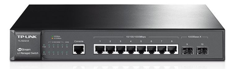 Buy TP-Link TL-SG3210 JetStream 8-Port Gigabit L2 Managed Switch with 2 ...