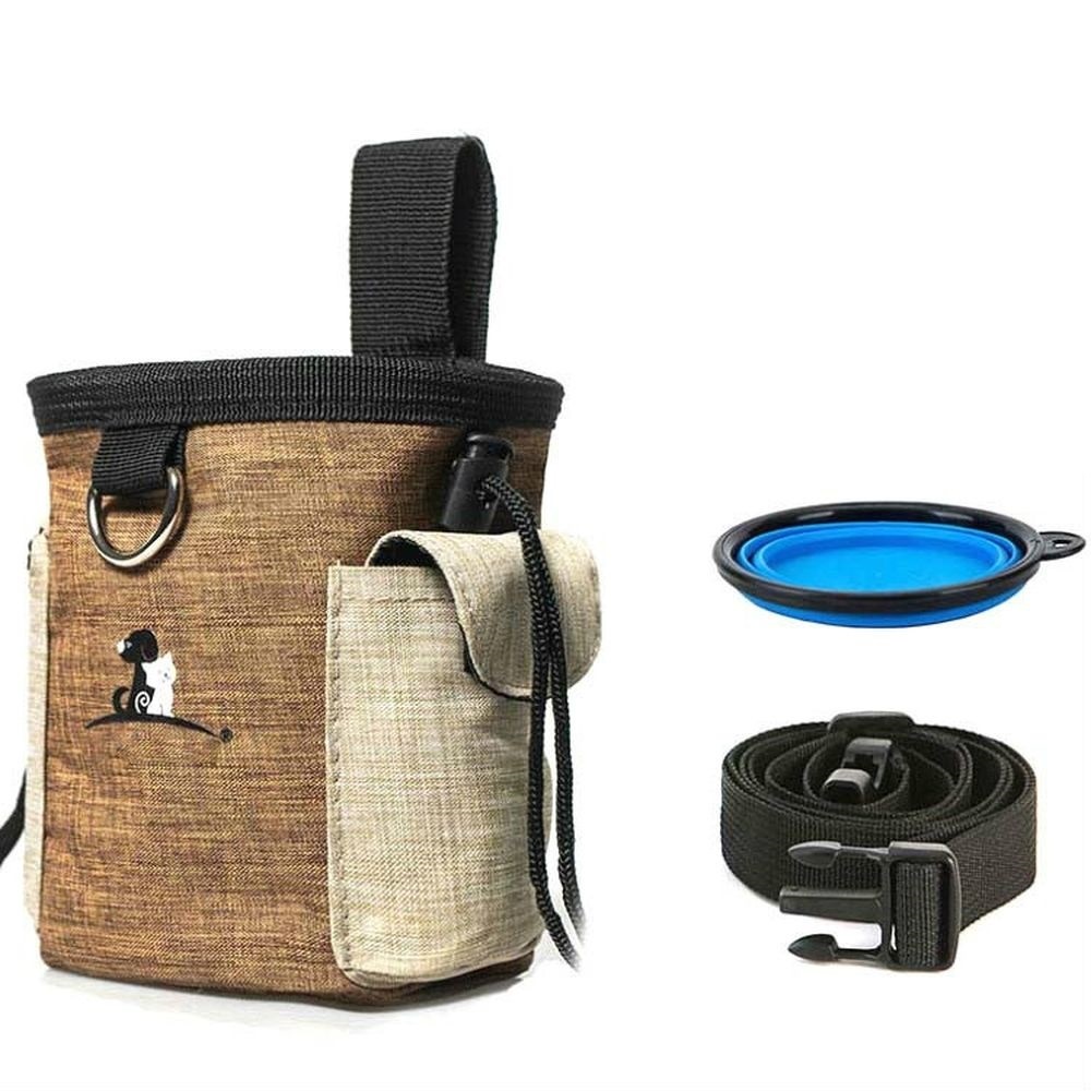 Buy 2-Pack Outdoor Pet Training Bag Dog Snack Storage Bag Waist Bag ...