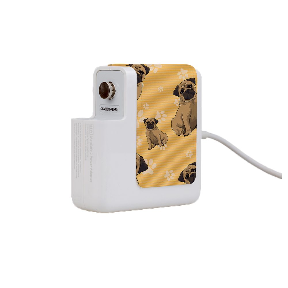 Buy 61W Wall Charger Wrap (160mm x 40mm), Paper Leather, Pug Dog ...
