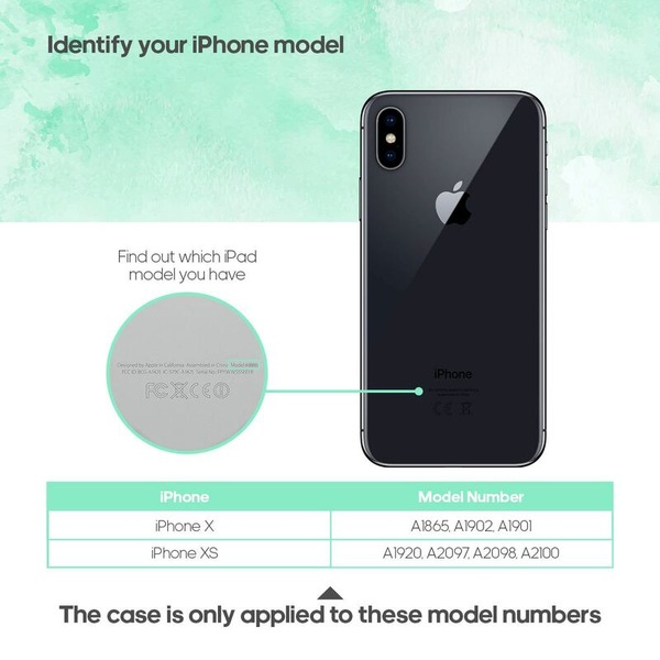 Buy For iPhone XS & X Protective Case Unique Phone Cover, Positive Vibe ...