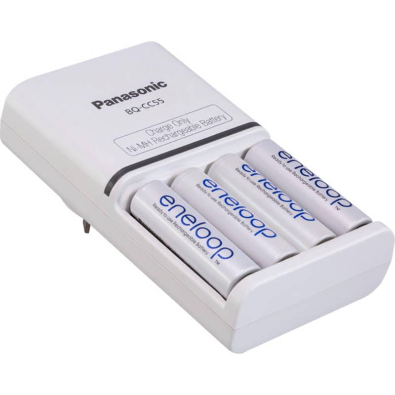 Buy Panasonic Kkj55mcc4ta Eneloop 2hr Quick Charger With 4 Bonus Lsd Aa