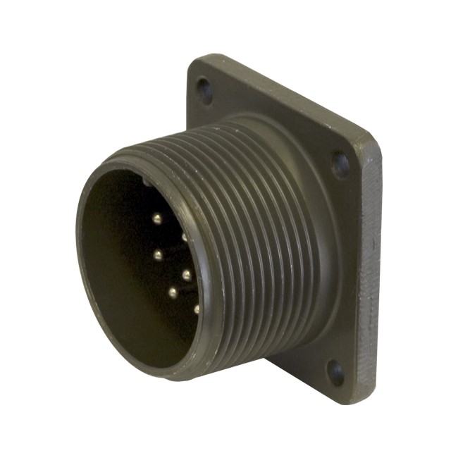Buy PW4665 10 Pin Panel Mount Plug Ms97 Military Style - MyDeal Australia