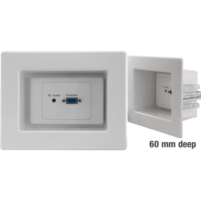 Buy RECWP1WH Recessed Wall Point 1 Gang White Easy To Install RECESSED ...