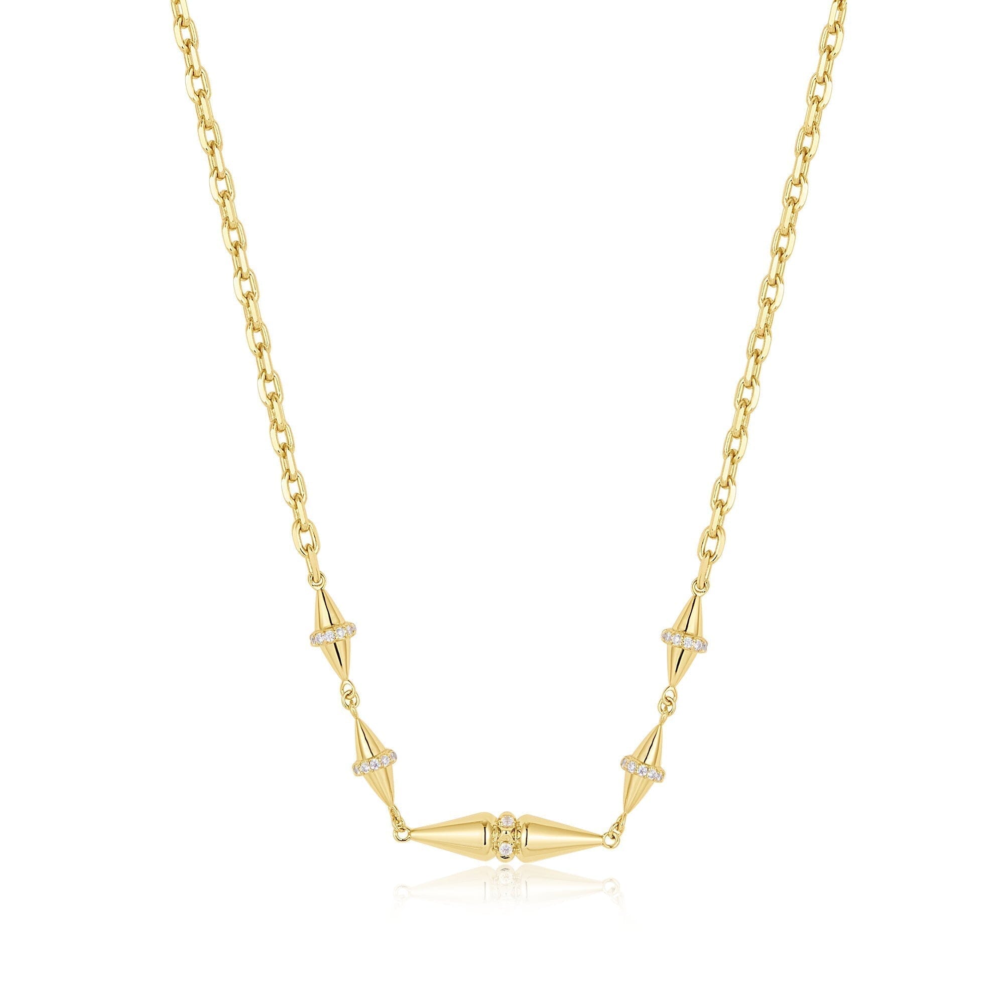 Buy Ania Haie Gold Geometric Chain Necklace - MyDeal Australia