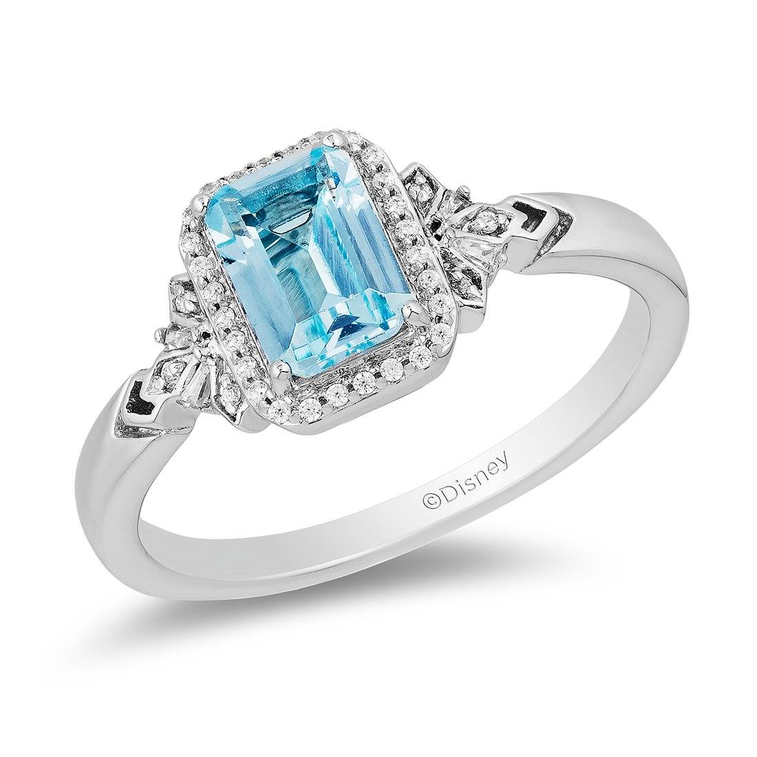 Buy Enchanted Disney Fine Jewelry Sterling Silver Frozen 2 Elsa Ring ...