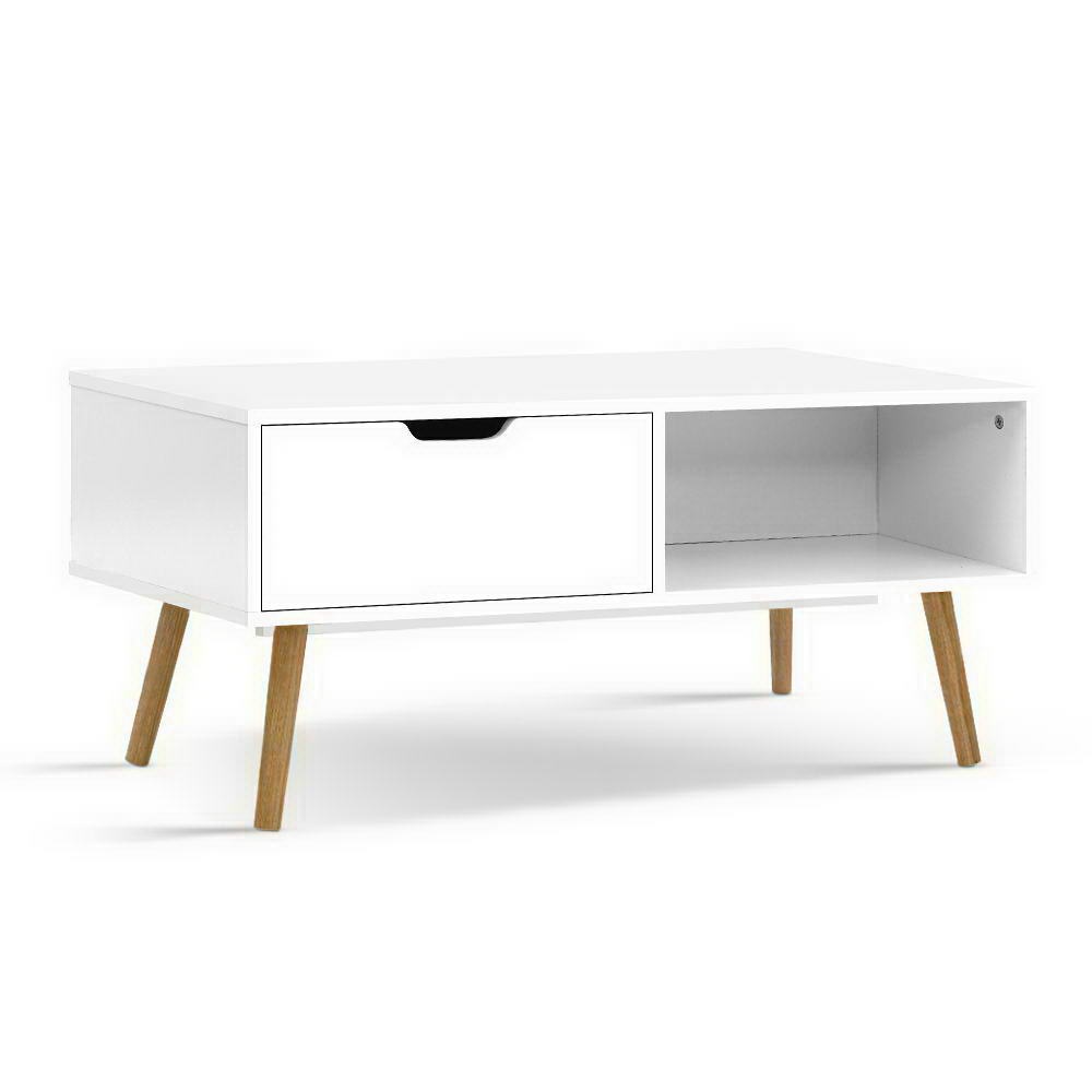 Buy Coffee Table Drawer & Open Storage Cabinet Scandinavian Furniture ...