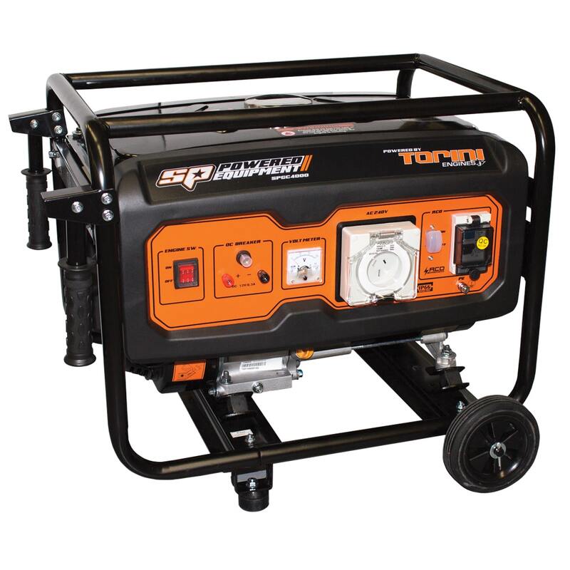 Buy SP Petrol Generator 4 kVA 3.1 kW Max Power 7HP Sine Wave Portable ...