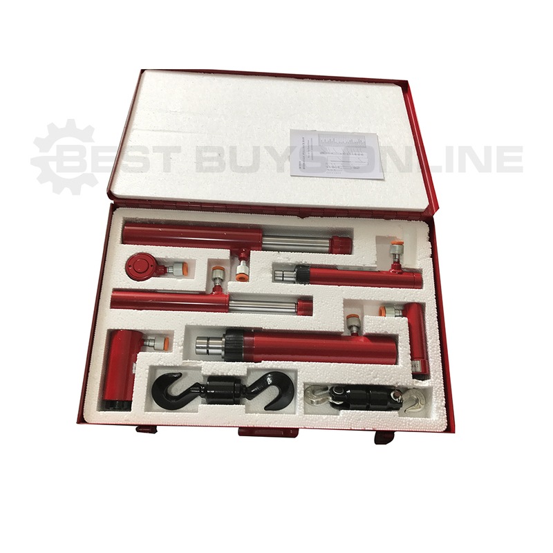 Buy Hydraulic Push Pull Ram Set 10 Ton Body Frame Repair Kit Auto Car ...