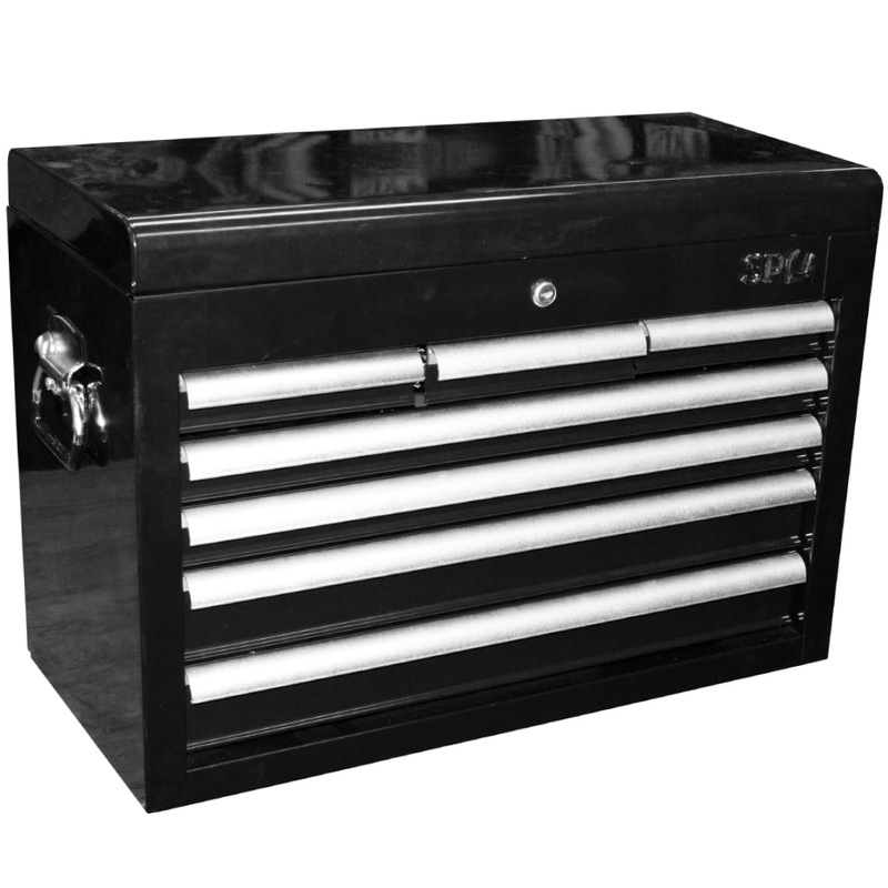 Buy SP Tools Box UTE Truck Black Toolbox 7 Drawers Cabinet Chest ...