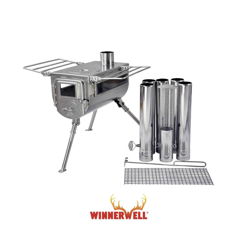 Buy Winnerwell Woodlander Double View 1G M-sized Cook Camping Stove ...