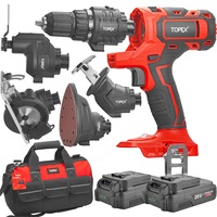 Buy Matrix Power Tools 20V Cordless Brushed Drill + Impact Driver ...