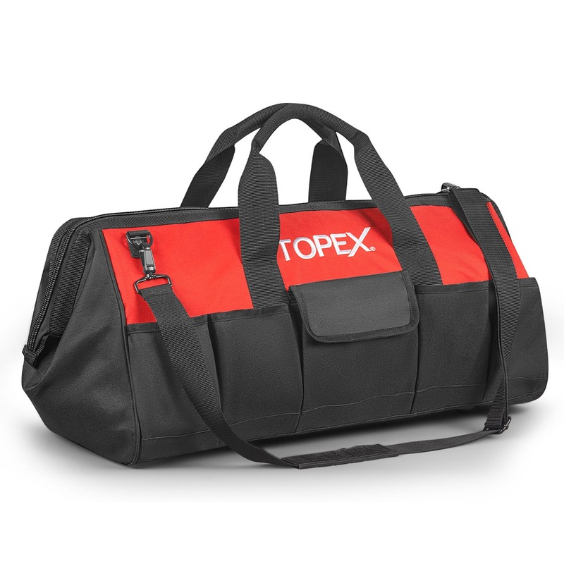 Buy TOPEX 24 Inch Tool Bag, Multi-pocket Tool Organiser, Roomy Storage ...