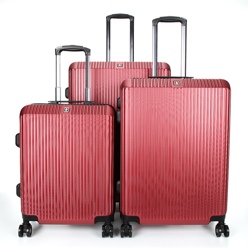 Buy SWISS Luggage Suitcase Lightweight with TSA locker 4 wheels 360 ...