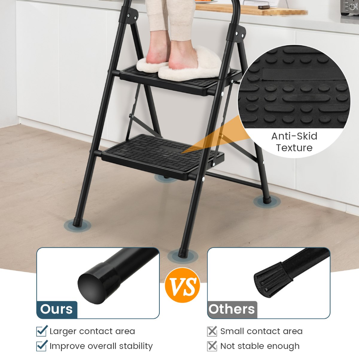 2 step folding ladder store