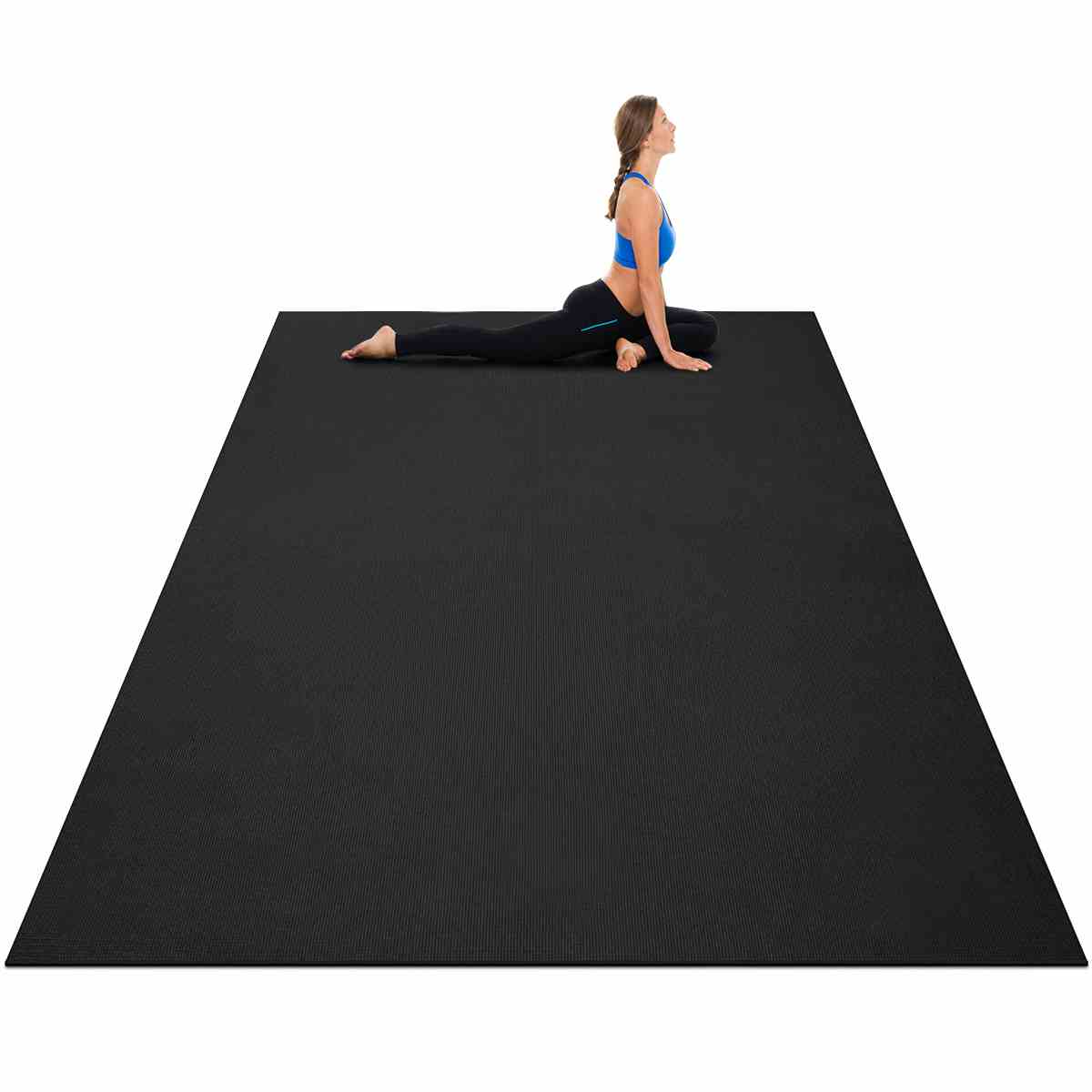 Buy Costway 213*152.3cm Large Yoga Mat Double-sided Workout Mat Pilates ...