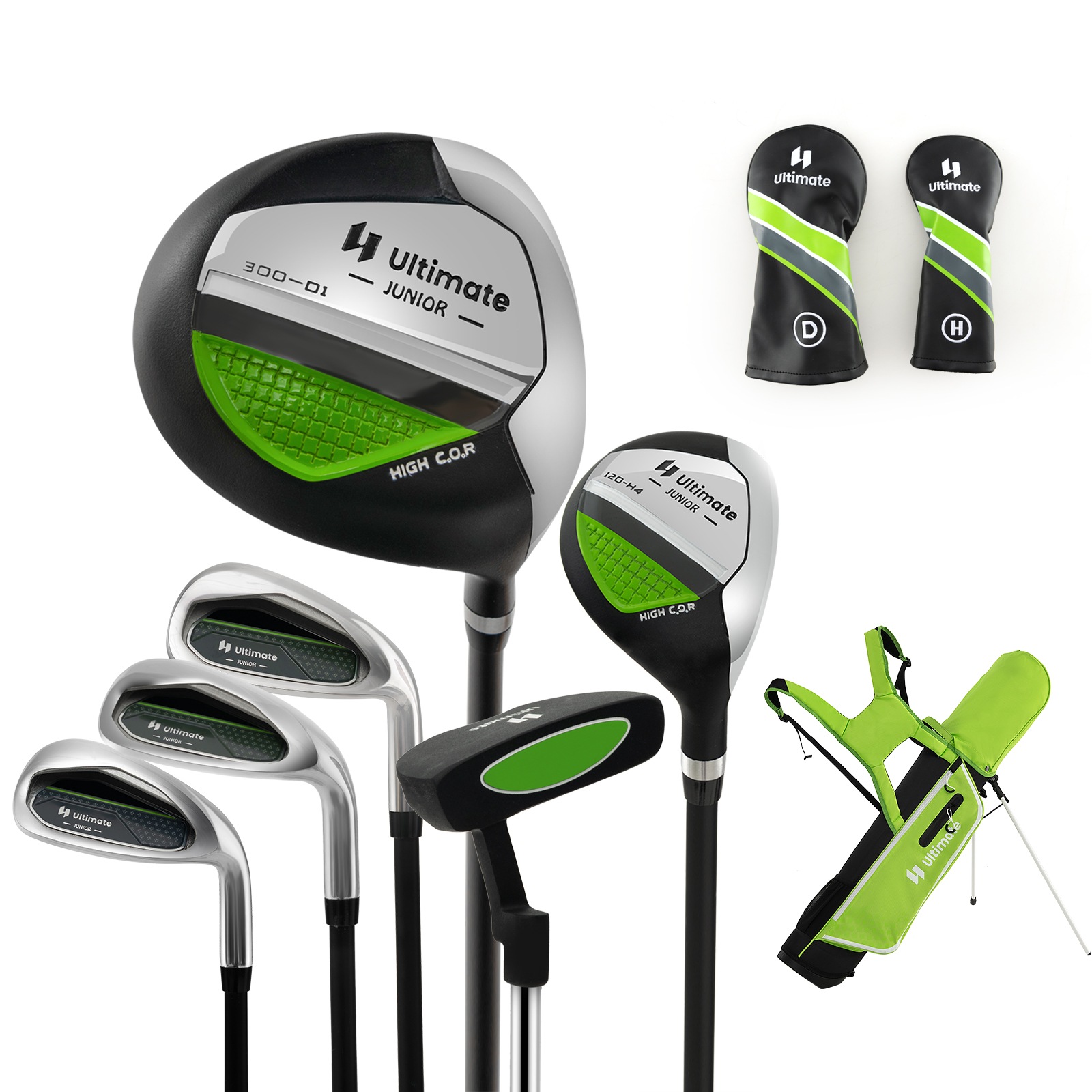 Buy Costway Junior Complete Golf Club Set w/Stand Bag, #1 Driver, #5 ...