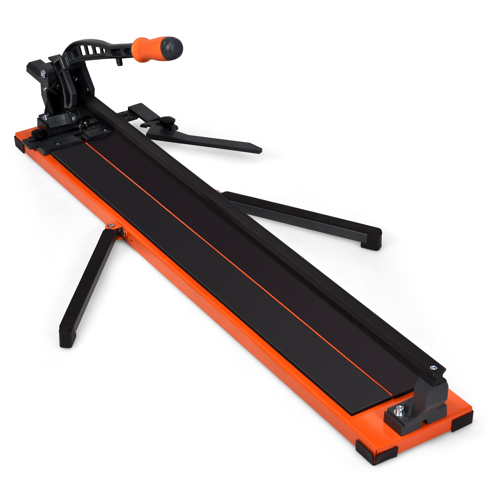 Costway 91cm Pro Tile Cutter Manual Tiling Saw Tile Cutting Tool Adjustable w Scale Porcelain Ceramic Granite