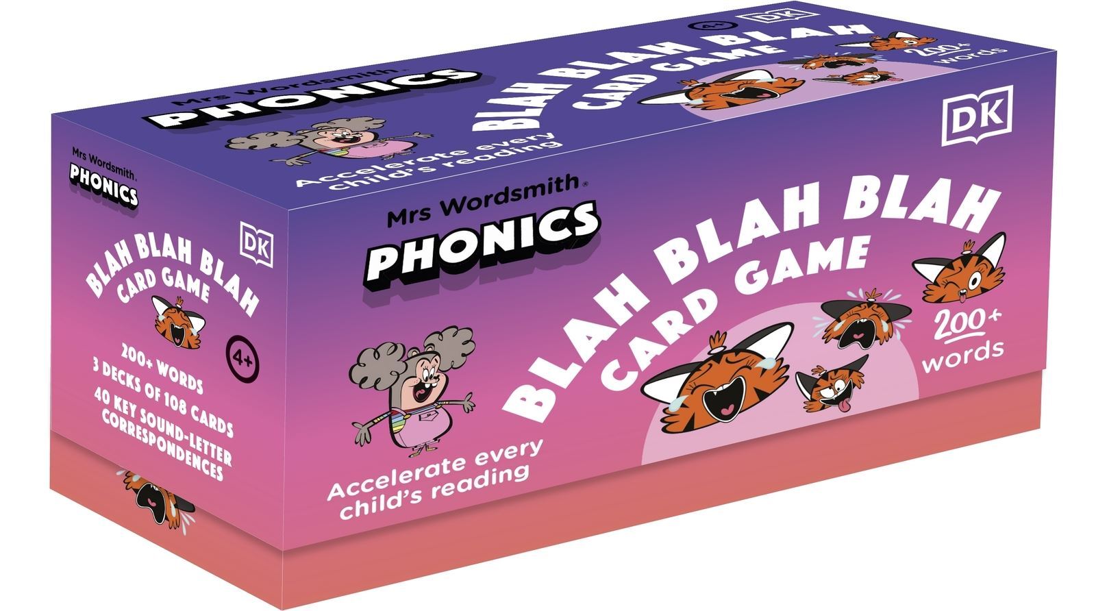 Buy Mrs Wordsmith Phonics Blah Blah Blah Card Game Ages 4-7 - MyDeal ...