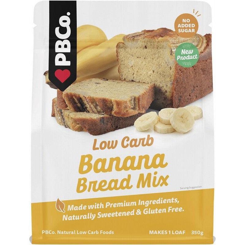 Buy Pbco Banana Bread Mix Low Carb 350g Mydeal