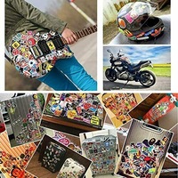 100 Random Vinyl Decal Graffiti Sticker Bomb Laptop Waterproof Stickers ...