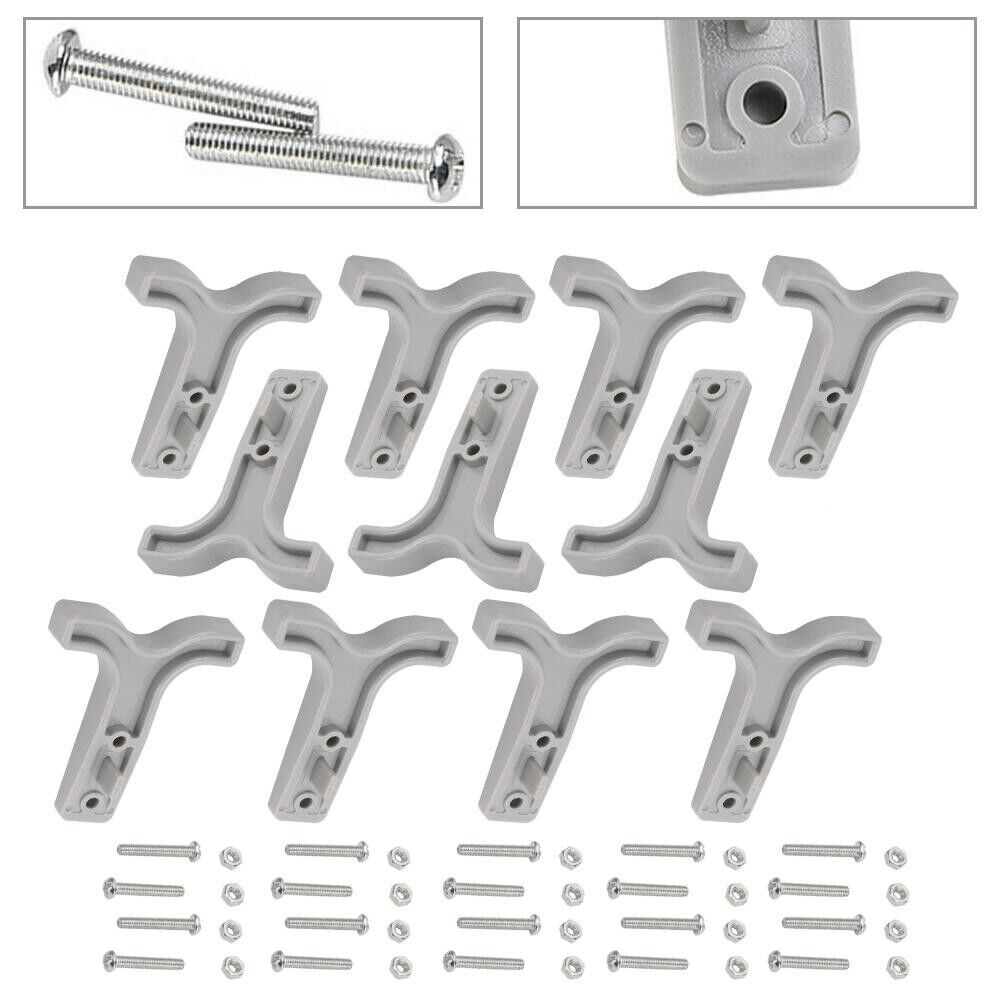 Buy 10x 50AMP 12-24V Grey T Bar Handle for Anderson Style Plug ...