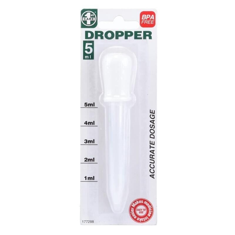 Buy 1st Care 4Pk Medicine Dropper 5ml Easy to use Accurate dosage - MyDeal