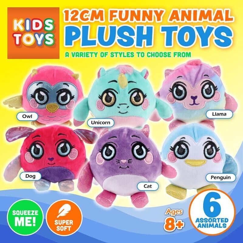 Buy 2x Plush Toy Cute Creatures Squeeze Sensory Fidget Toy Relieve ...