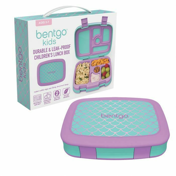 Buy Bentgo Kids Print Leak Proof Lunch Box Mermaid Scales - MyDeal ...