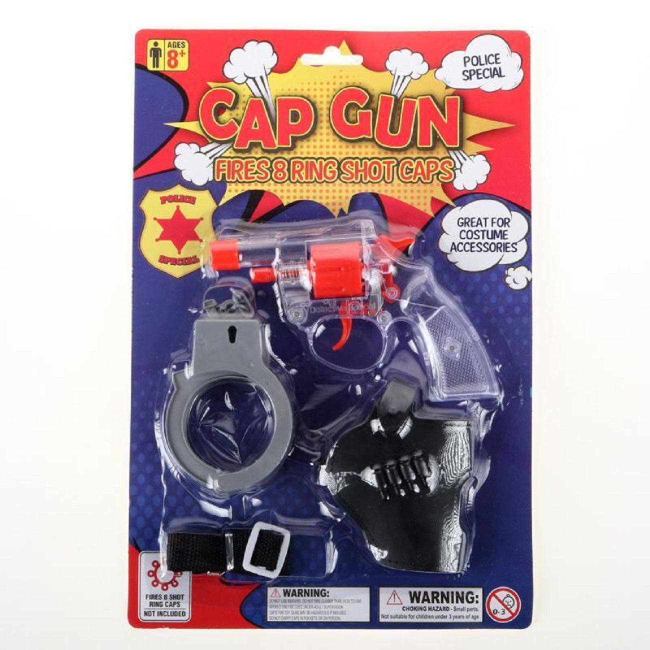 Buy Cap Gun Police Special Play Set Holster Belt Handcuffs Pistol ...