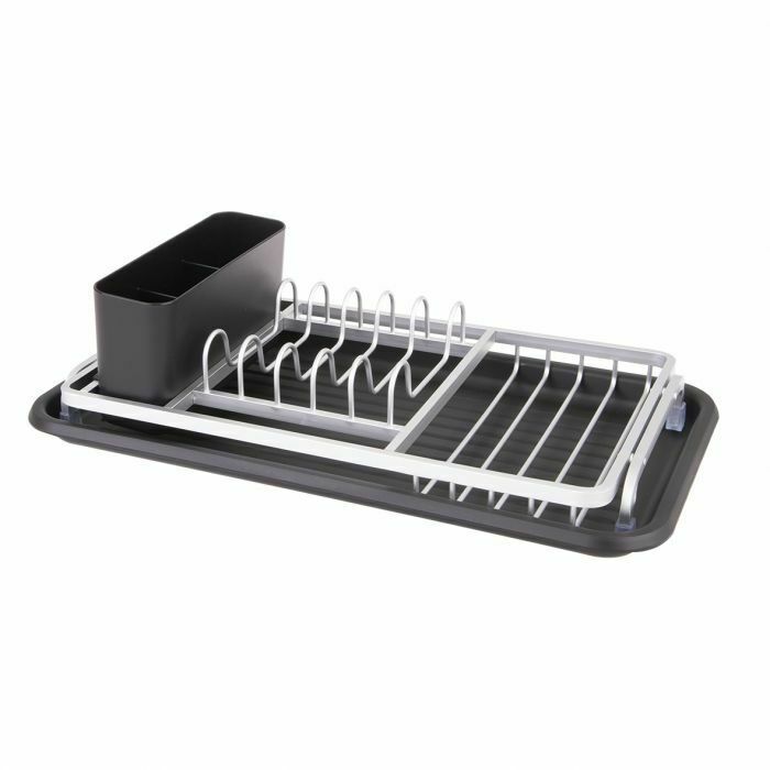 Buy D-Line Aluminium Dish Rack With Draining Board 43x23.5x12cm - D ...