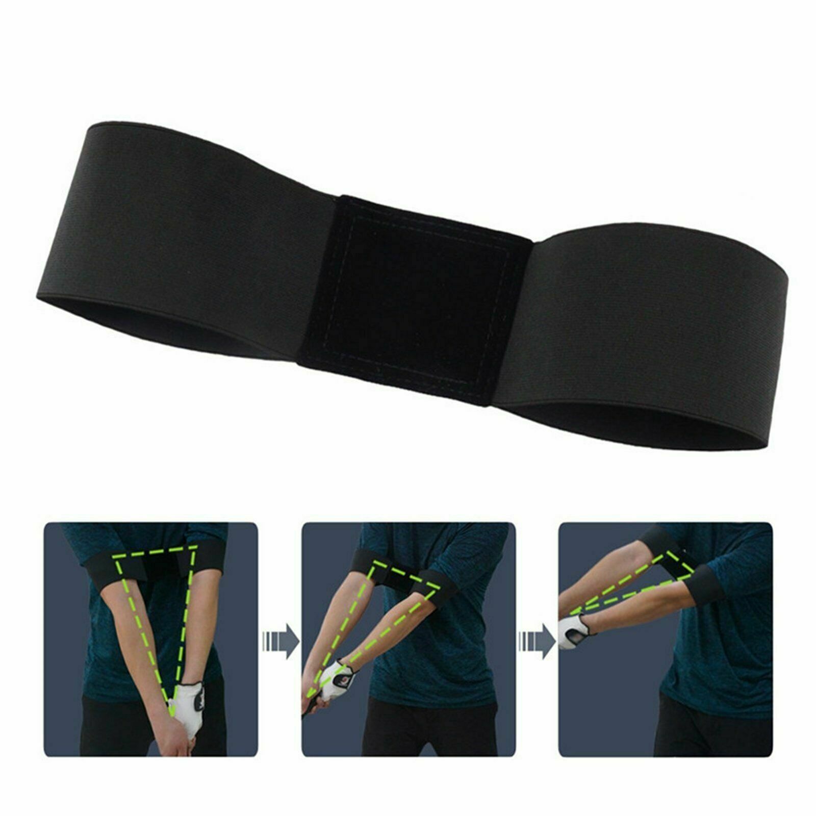 Buy Golf Swing Training Aid Golf Arm Band Posture Motion Correction ...