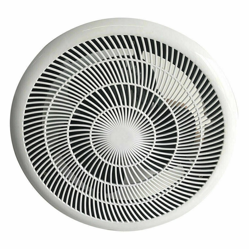 Buy Heller 250mm White Exhaust Fan Laundry Bathroom Ventilation Ceiling ...