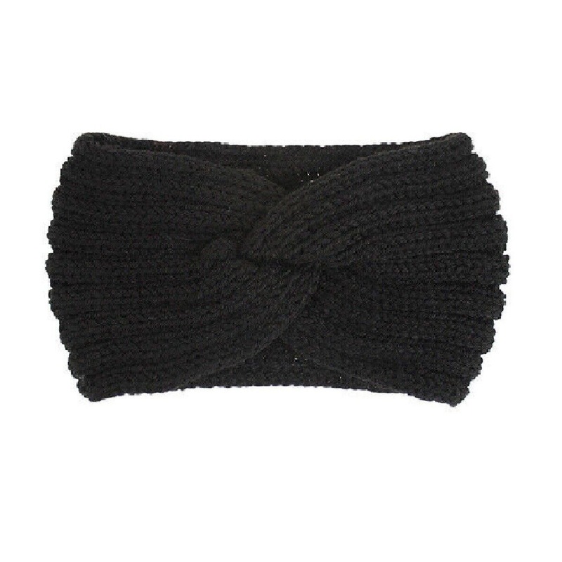Buy Knitted Headband Women Crochet Winter Ear Warmer Hairband Headwrap