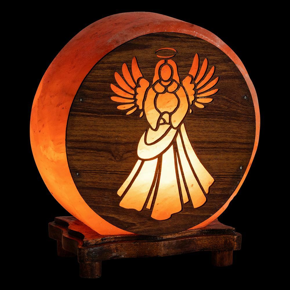 Buy Light & Glow Angel Himalayan Salt Lamp Warm & Cozy Night Natural ...
