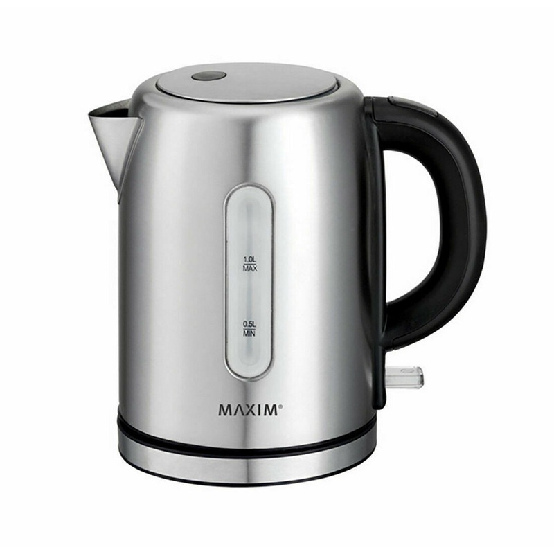 Buy Maxim Small Stainless Steel 2200W Electric Cordless Kettle Jug ...
