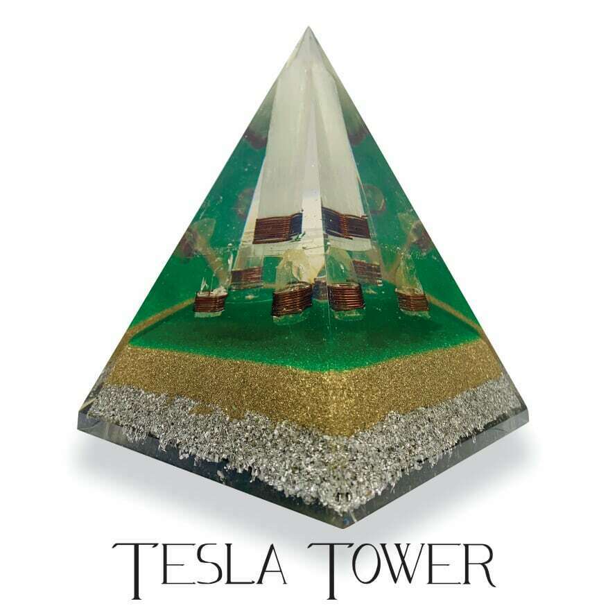 Buy Mega Tesla Tower Energy Generator Orgone Pyramid Emf Protection ...
